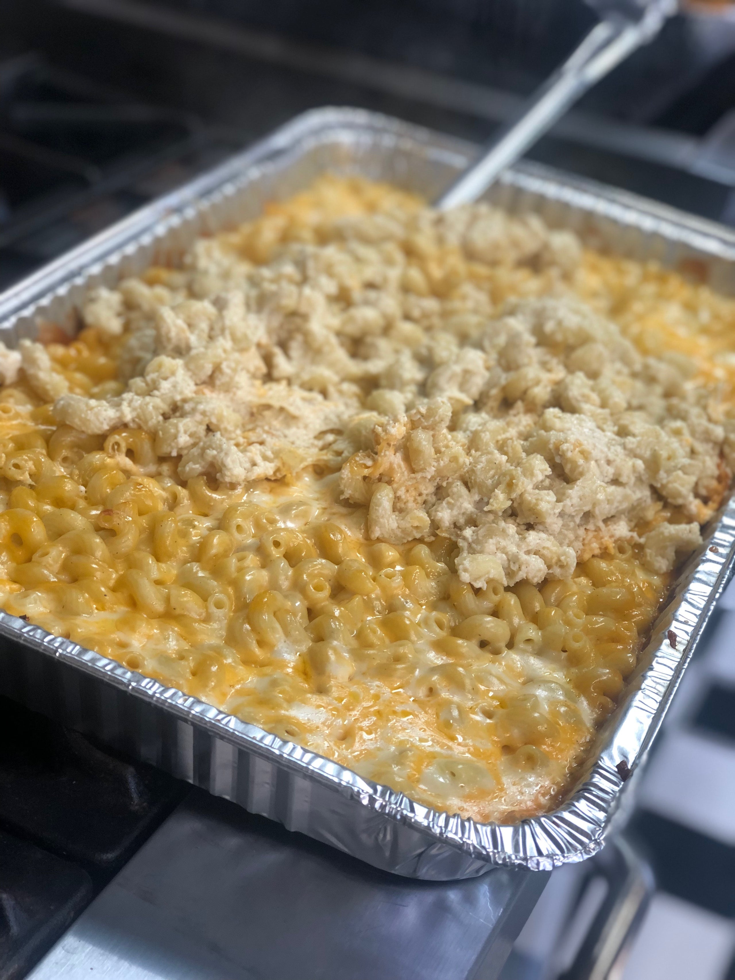 Half Tray Mac And Cheese | Smokin Grate BBQ